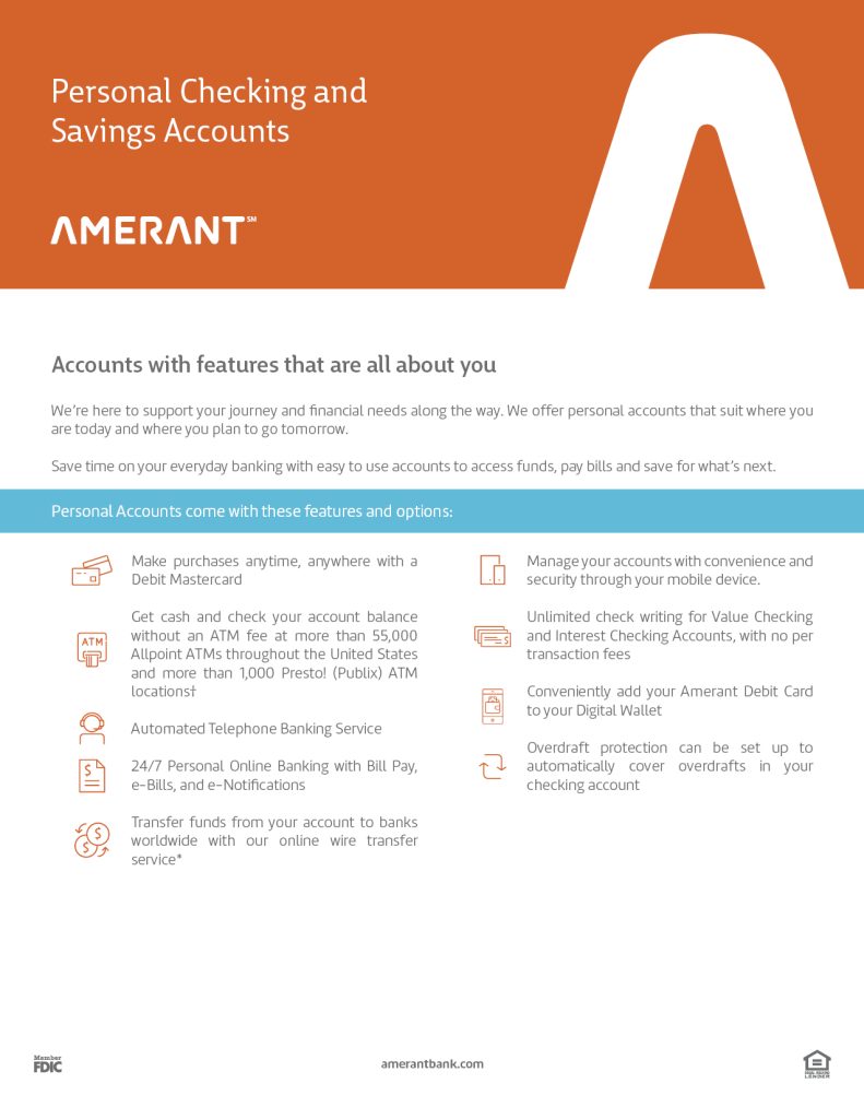 Amerant Flyers - Amerant Bank Brand Center